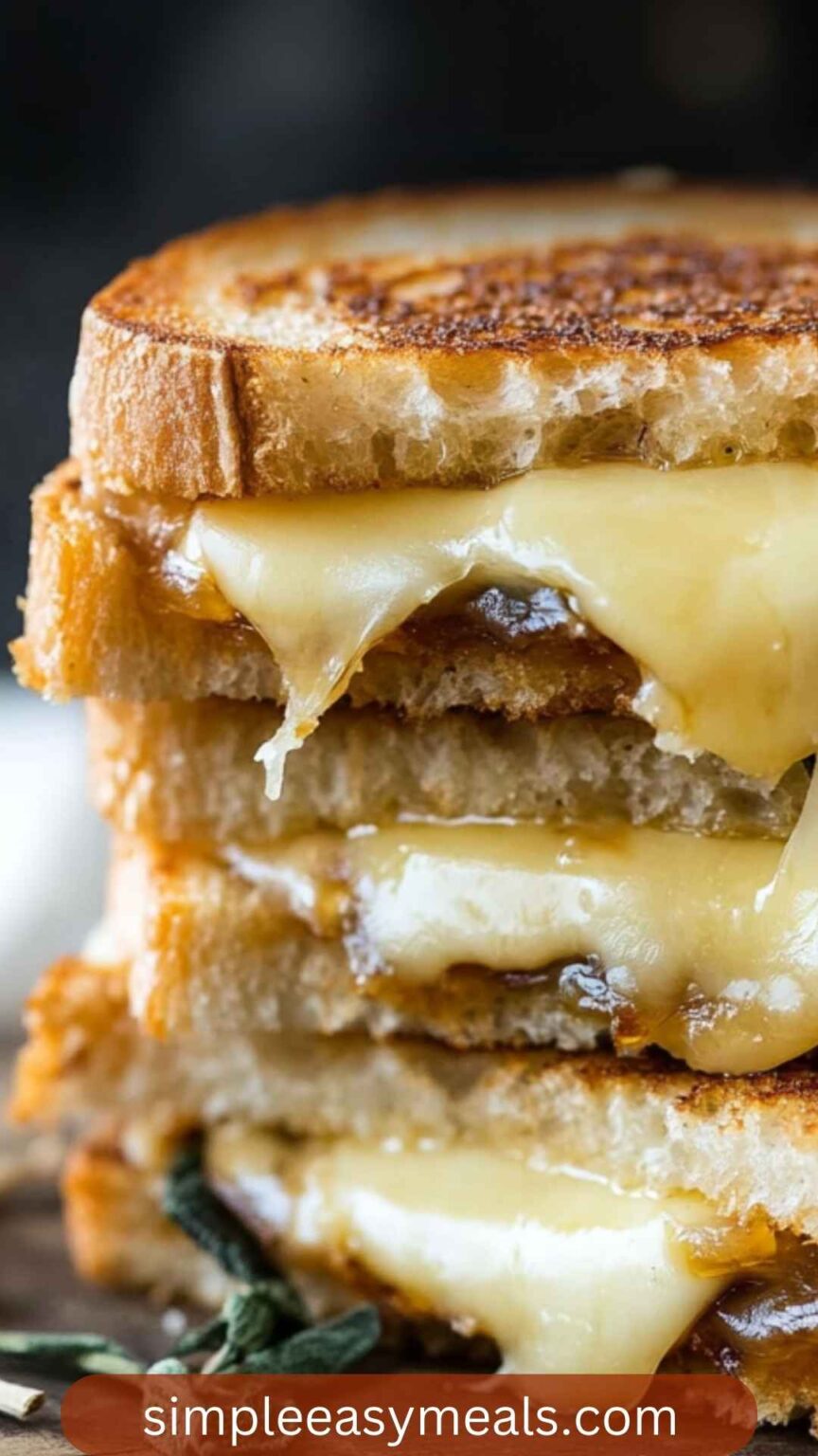 Brie Grilled Cheese Sandwich Recipe - Simple Easy Meals
