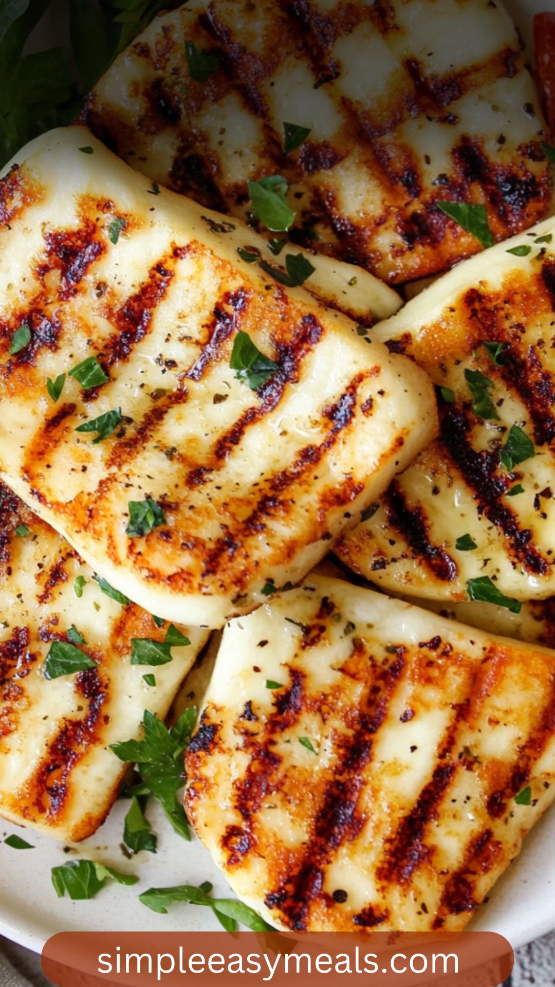 Grilled Halloumi Cheese Recipe - Simple Easy Meals