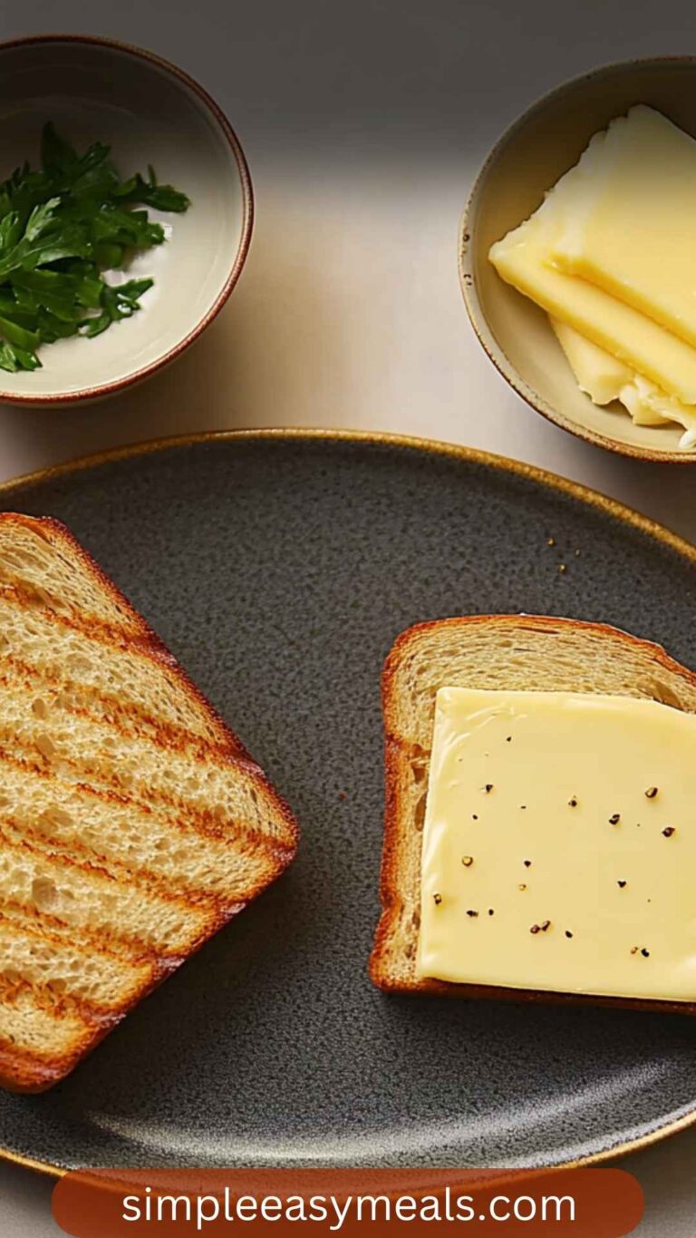 Grilled Cheese Panini Sandwich Recipe - Simple Easy Meals