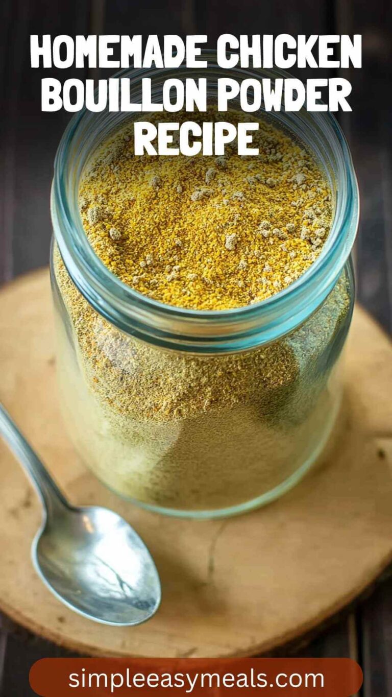 Homemade Chicken Bouillon Powder Recipe - Simple Easy Meals