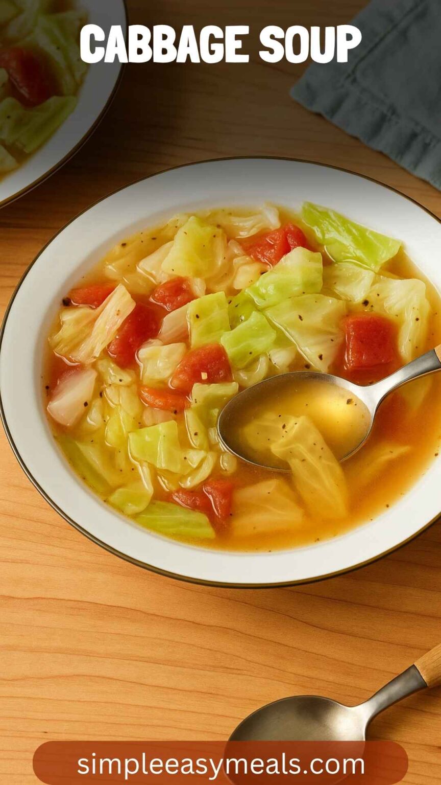 Cabbage Soup - Simple Easy Meals